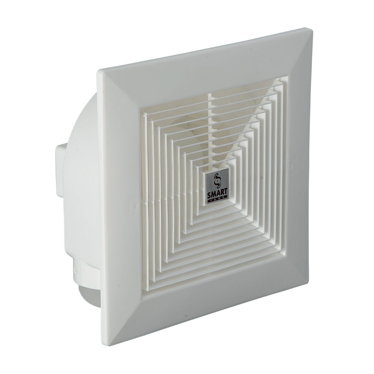 Louver Bracket Fan 14″ Off White-Brown – Smart Fans